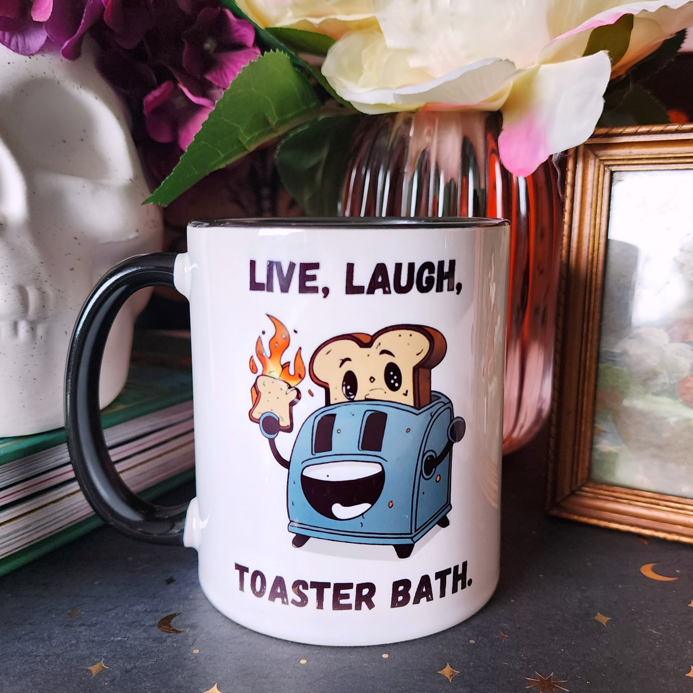 Live Laugh Toaster Bath – Cursive Craft
