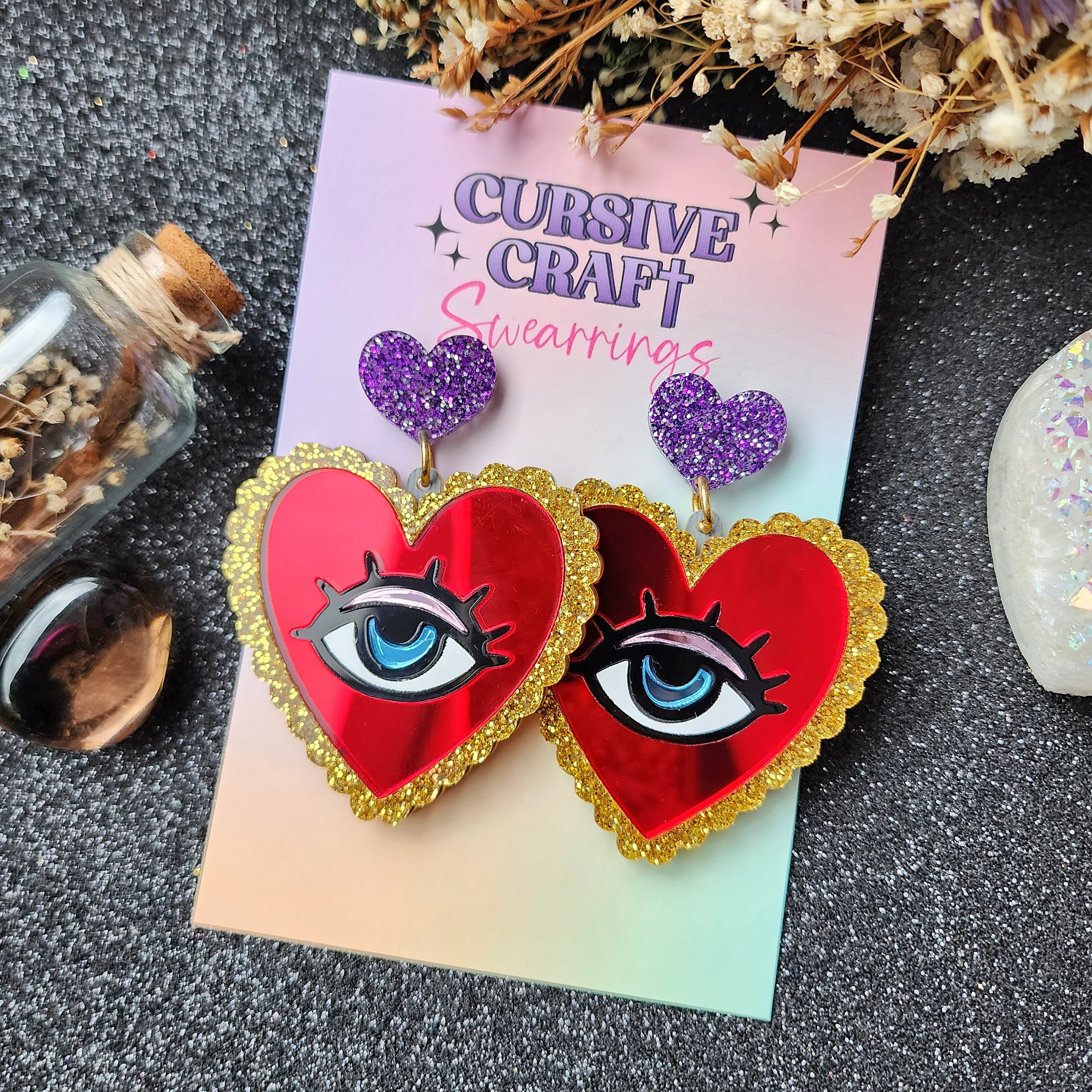All Seeing Heart Eyes – Cursive Craft