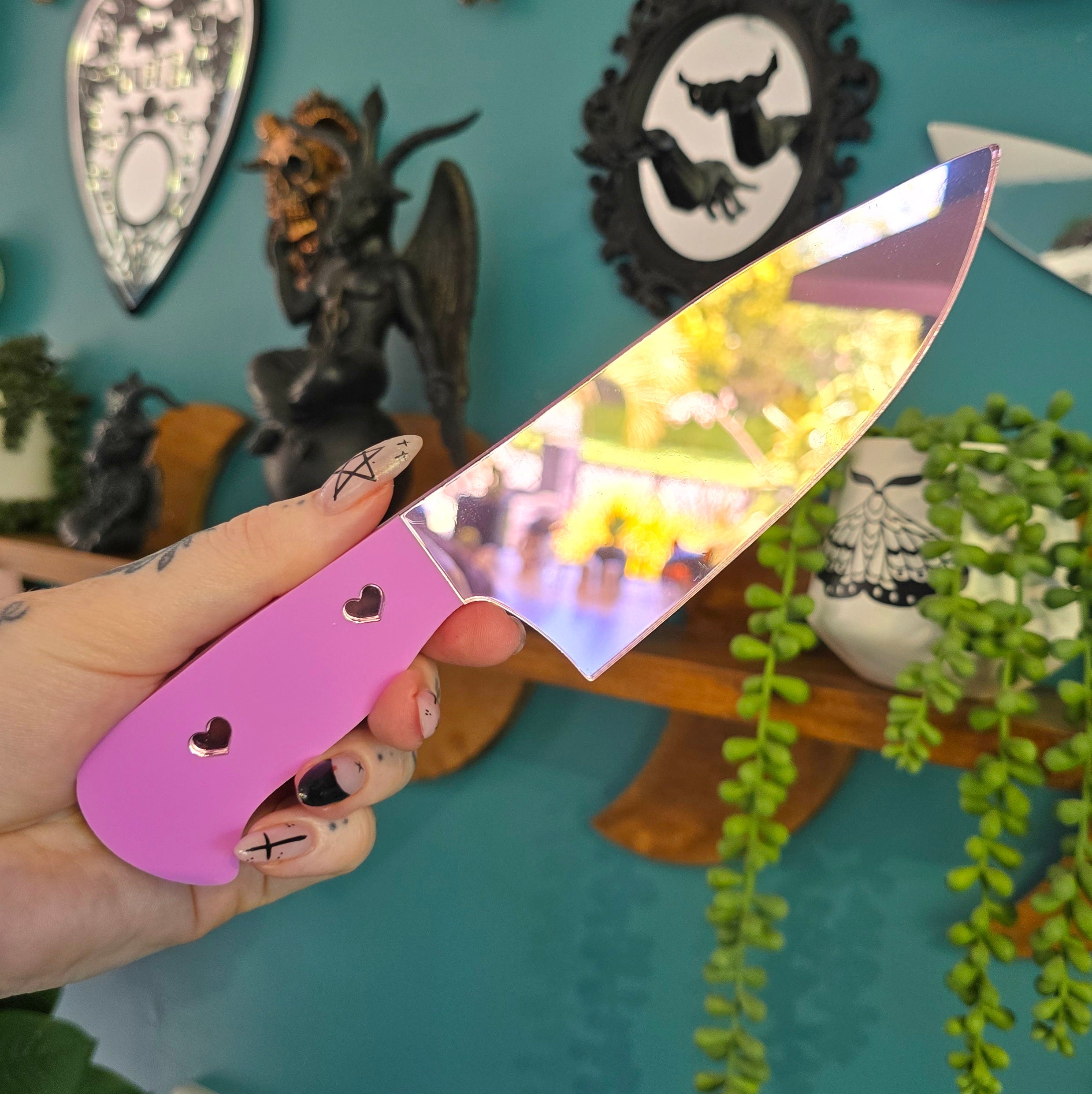 Mirror Knife - Lavendar – Cursive Craft
