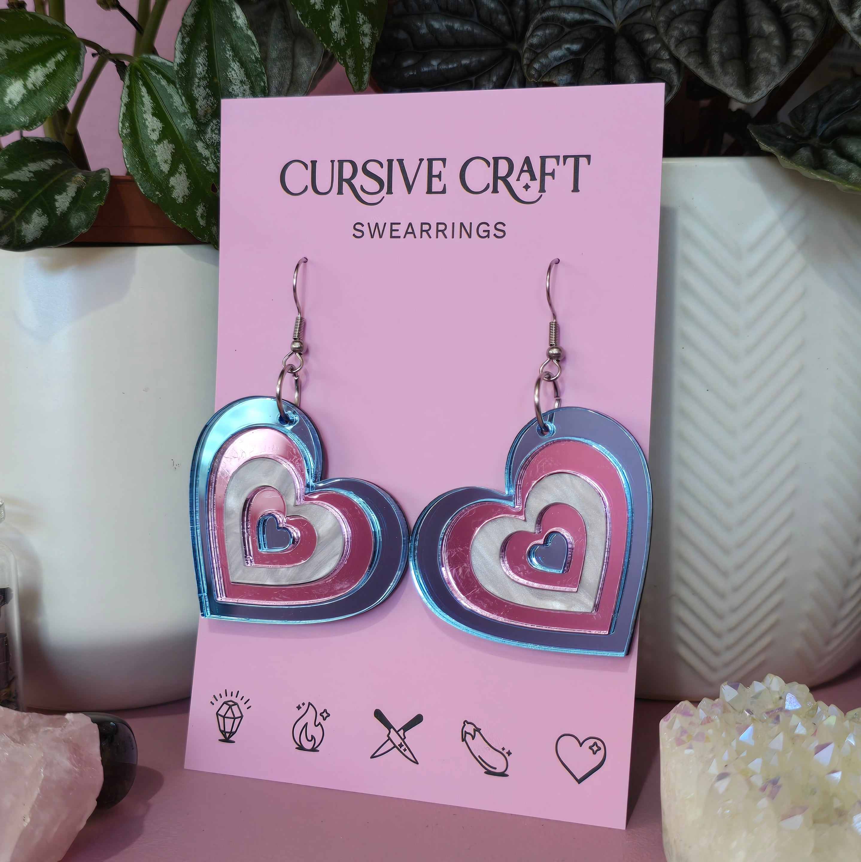 Trans Pride Heart Stack – Cursive Craft