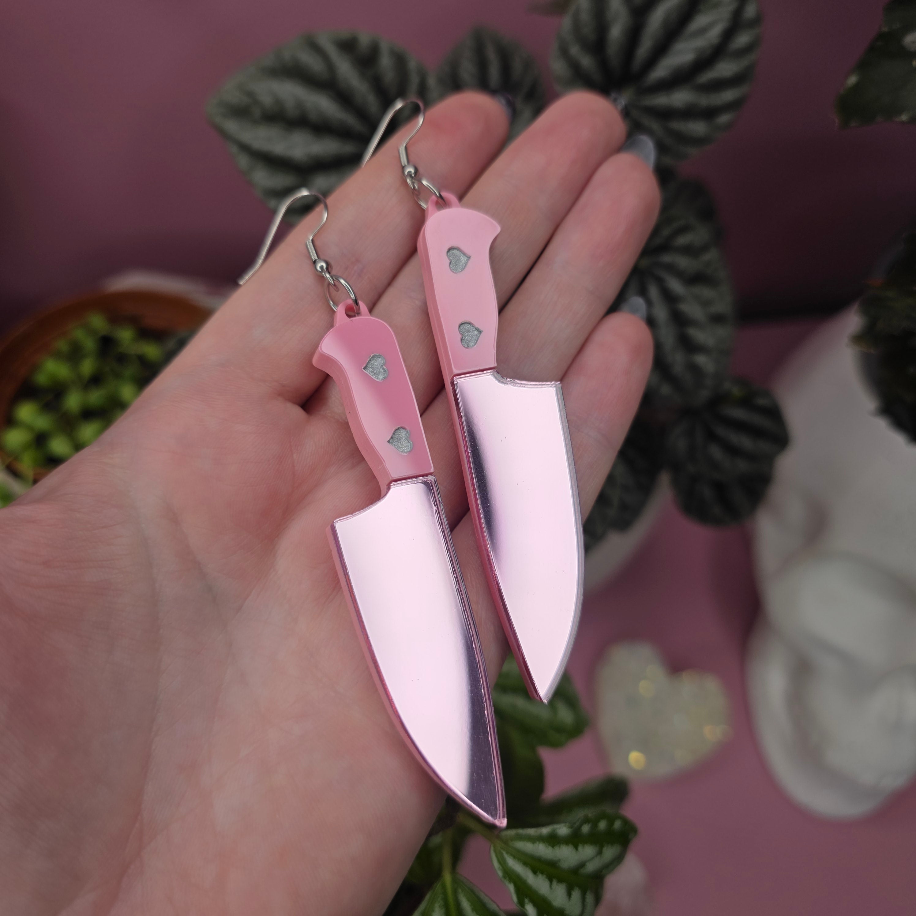 Pink Statement Knives – Cursive Craft