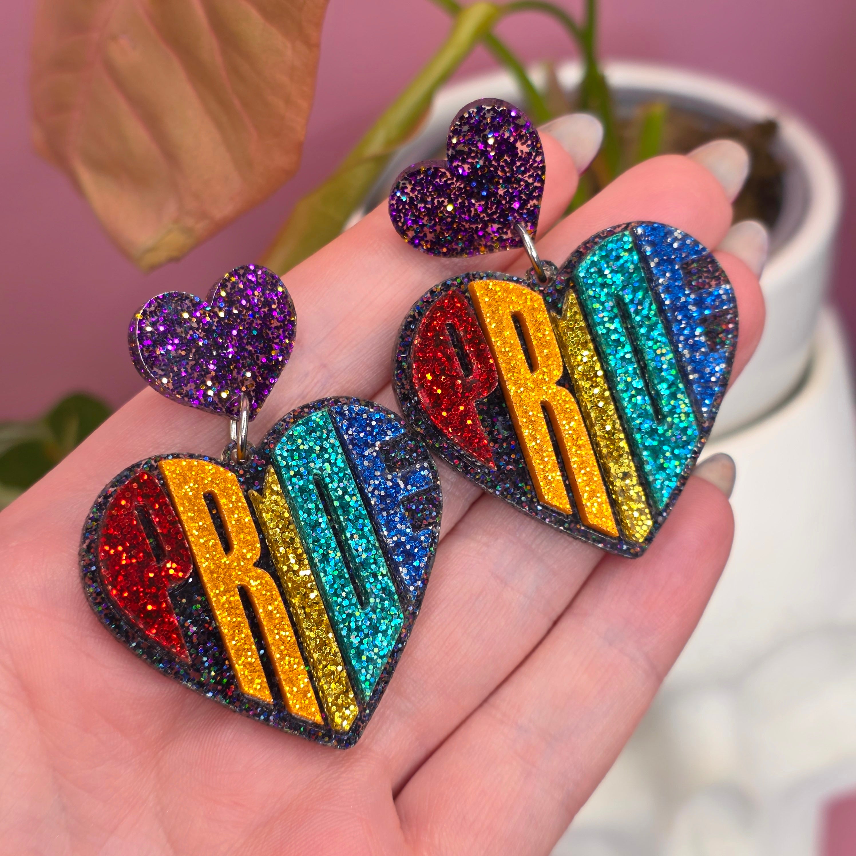 Pride Hearts – Cursive Craft