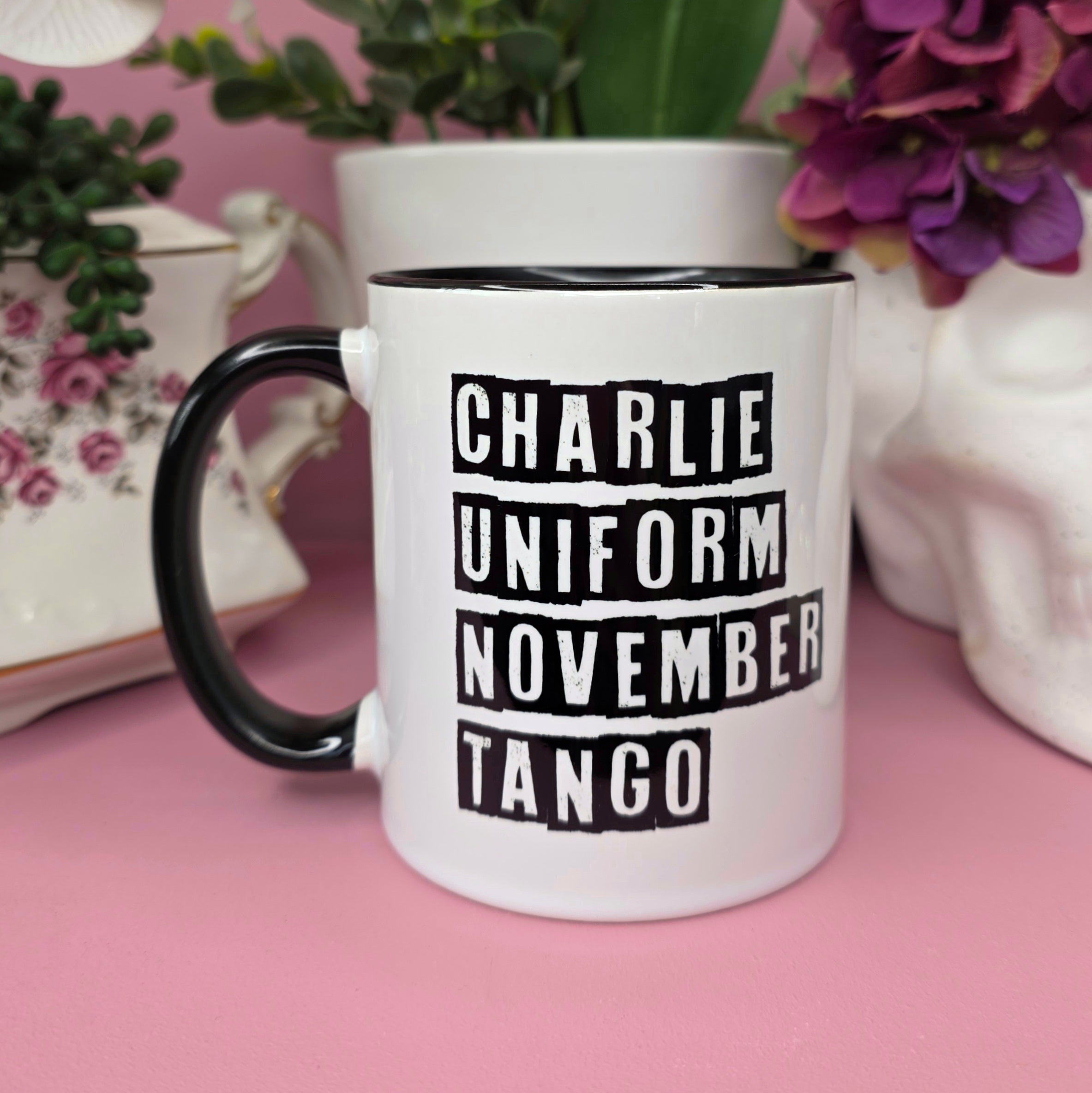 Charlie Uniform November Tango – Cursive Craft
