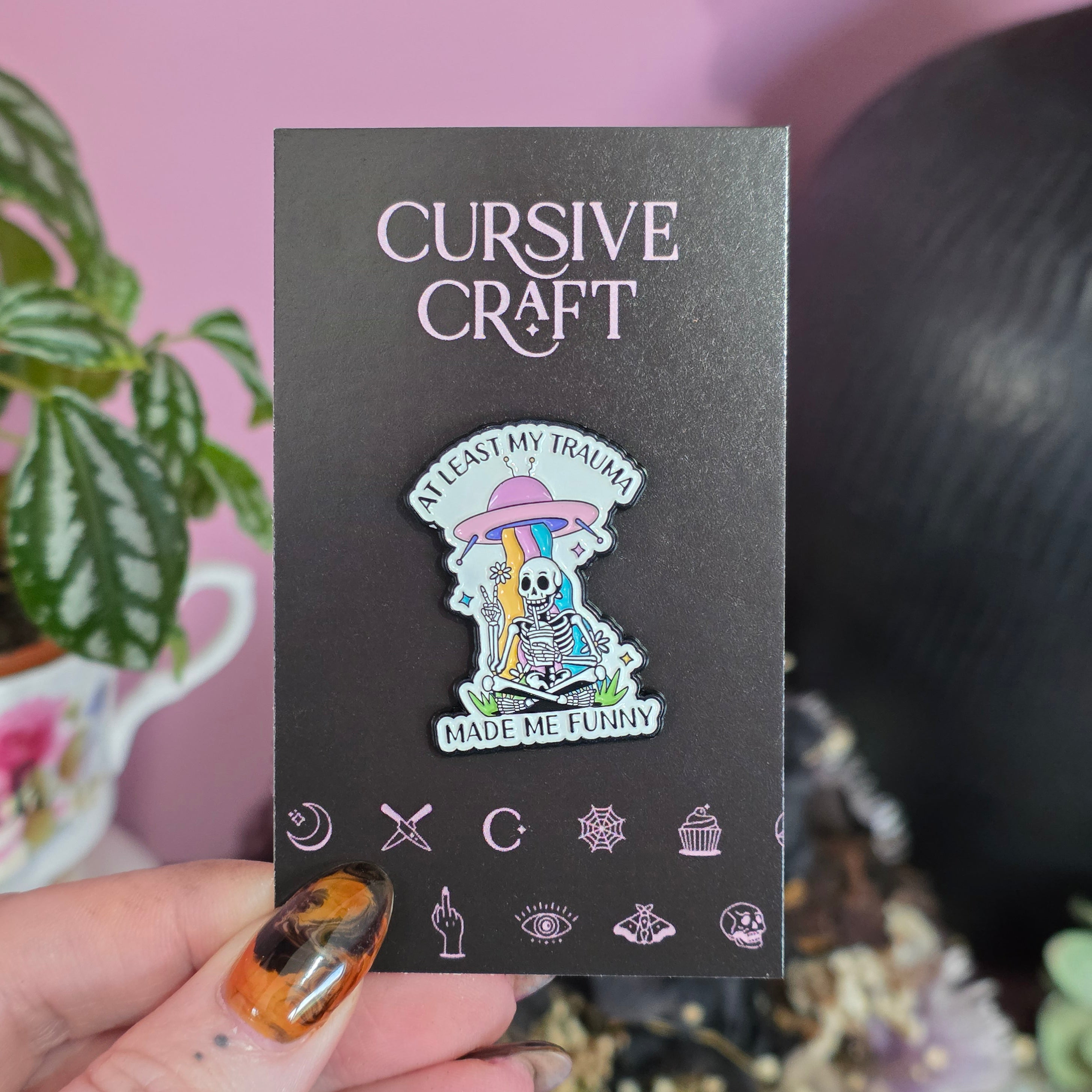 Atleast My Trauma Made Me Funny – Cursive Craft