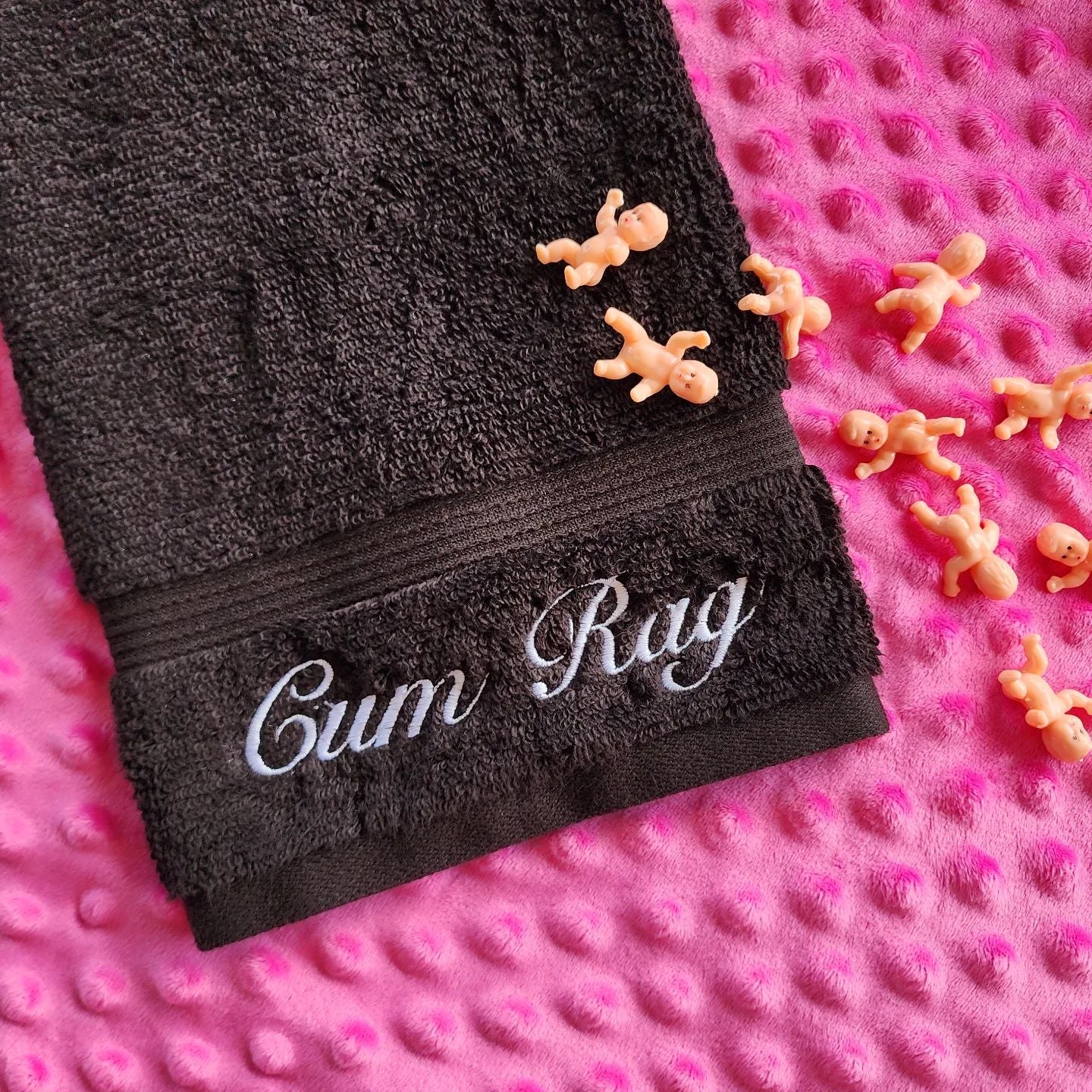 Black Cum Rag – Cursive Craft